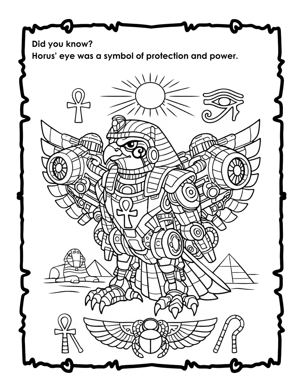 The ultimate pharaoh. Robots of Ancient Egypt _coloring book