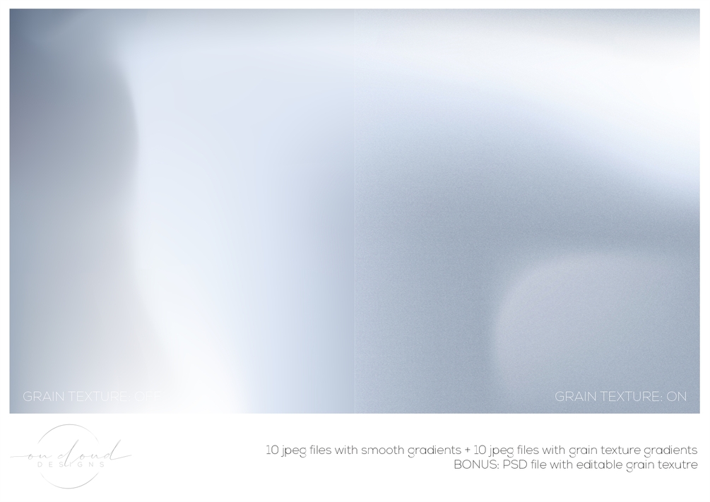 Crystal Blue Gradient Backgrounds