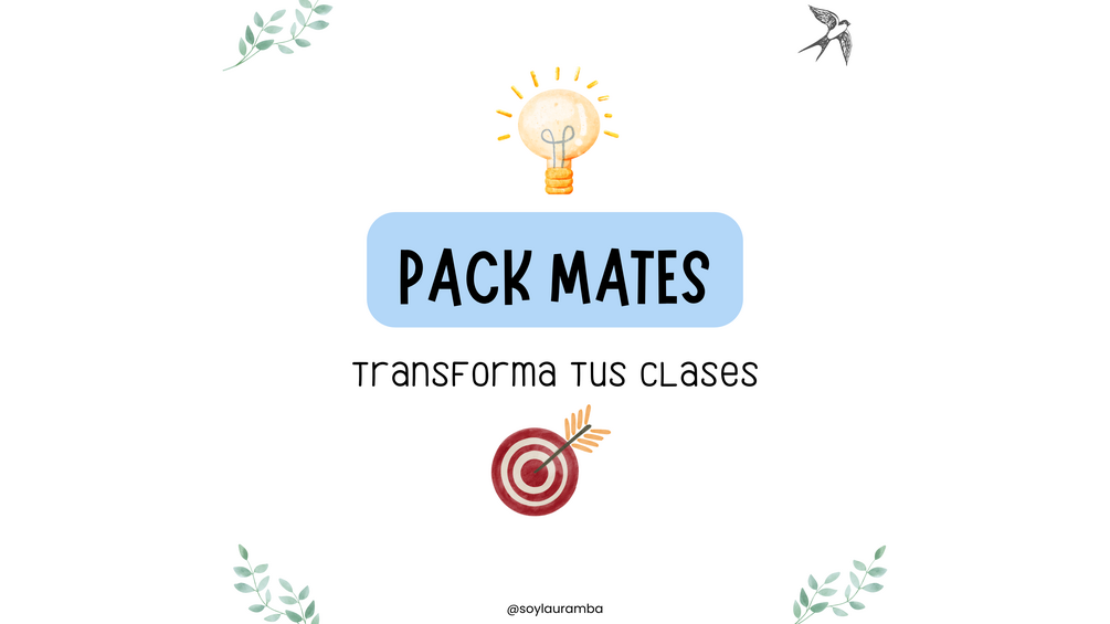🌿PACK MATES para transformar tus clases