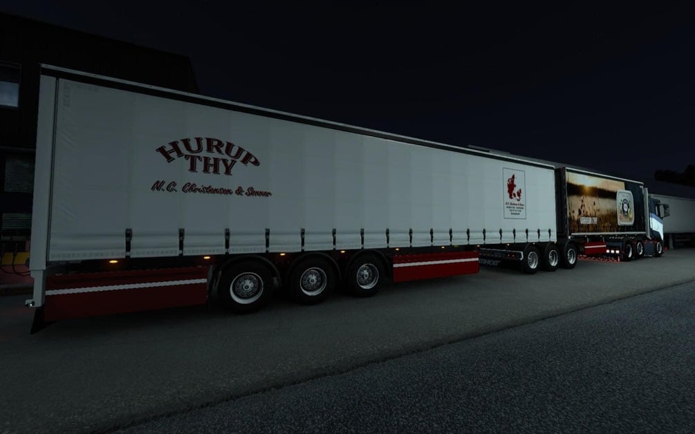 ETS2 N.C. Christensen Hurup Thy Trailer Pack