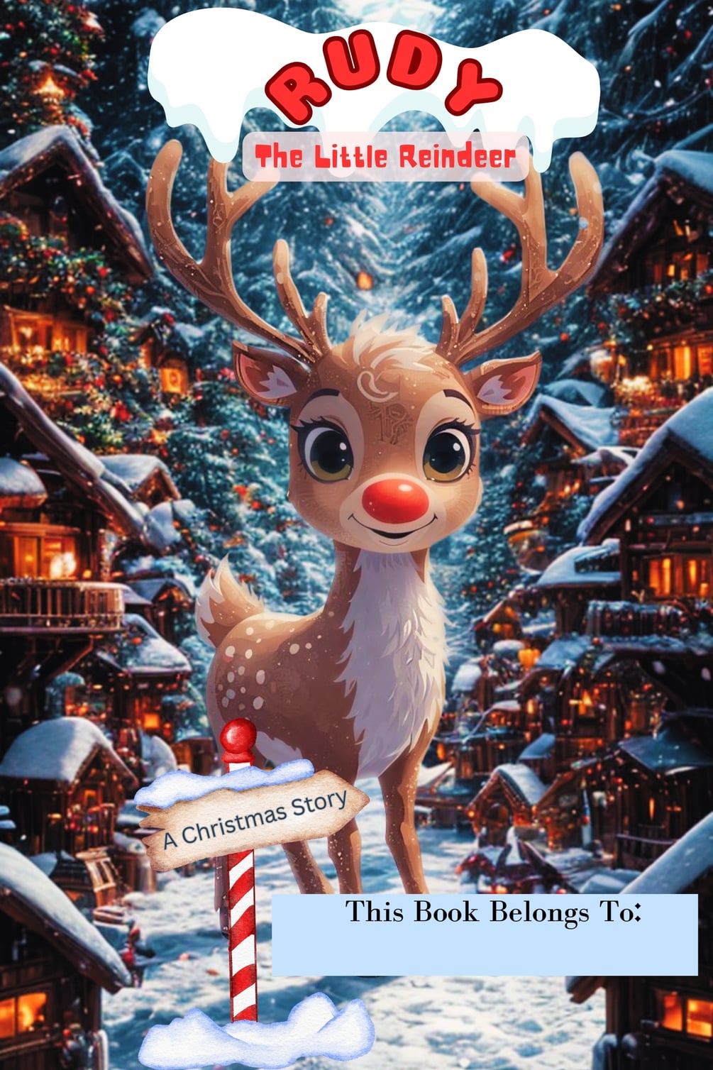 Rudy: The Little Reindeer (Christmas Storybook for Kids)