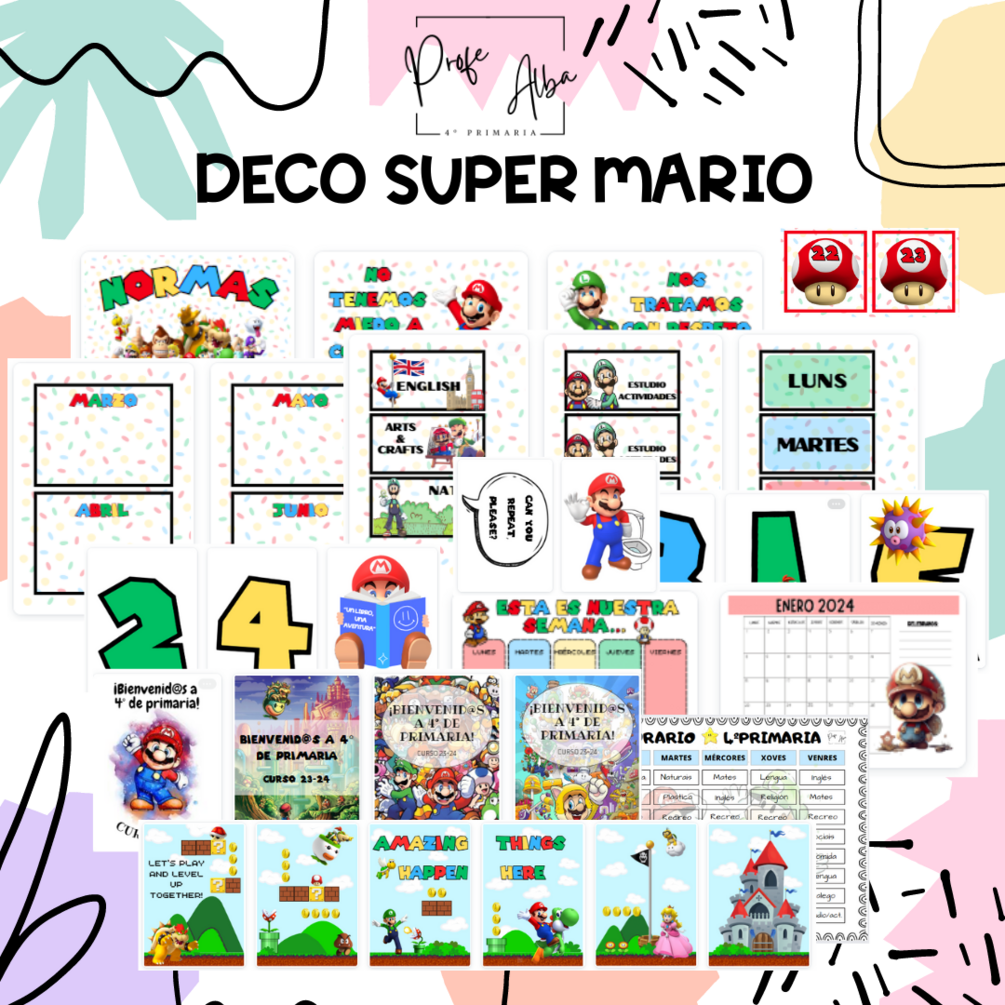 DECO SUPER MARIO