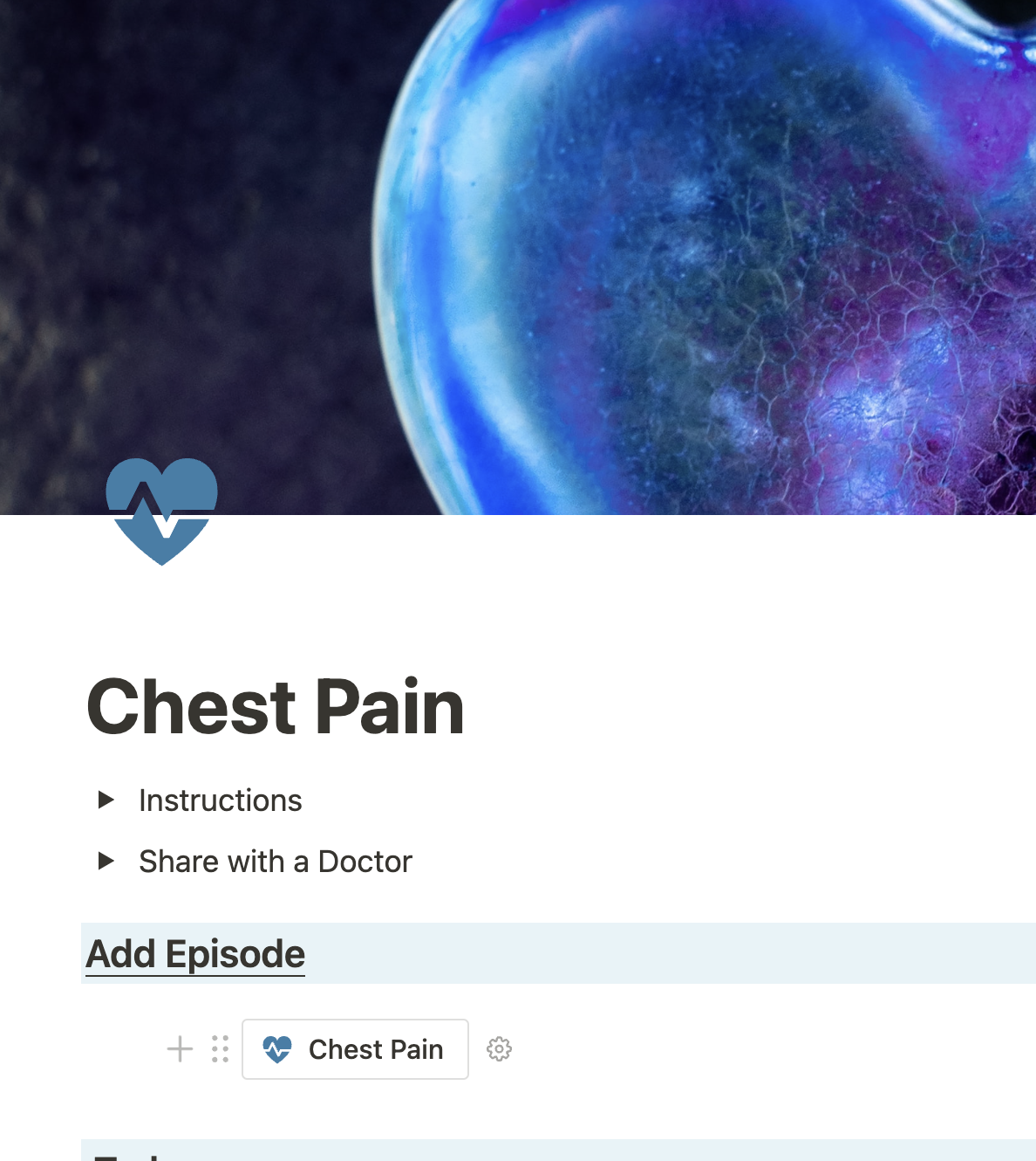 Chest Pain Tracker
