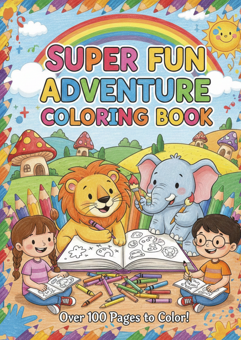 kids colouring book