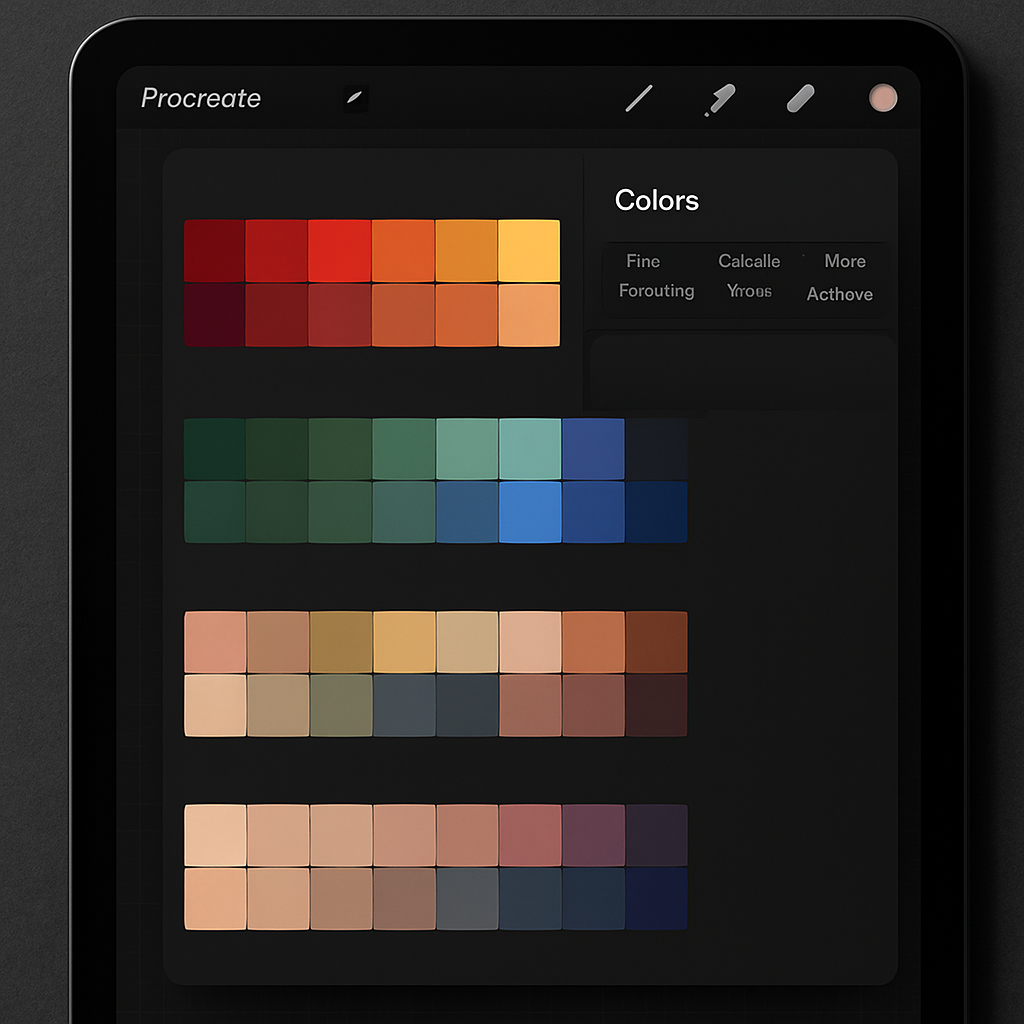 3-Procreate-Color-Palettes-3-SWATCHES.