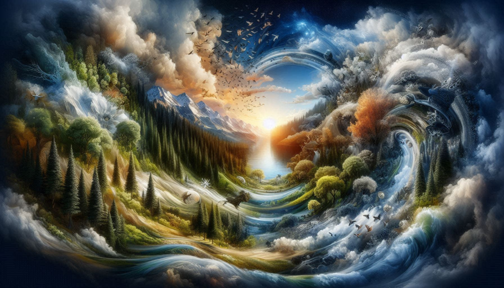 🌿 Vibrant Nature's Canvas: #Abstract Expression Images 🎨