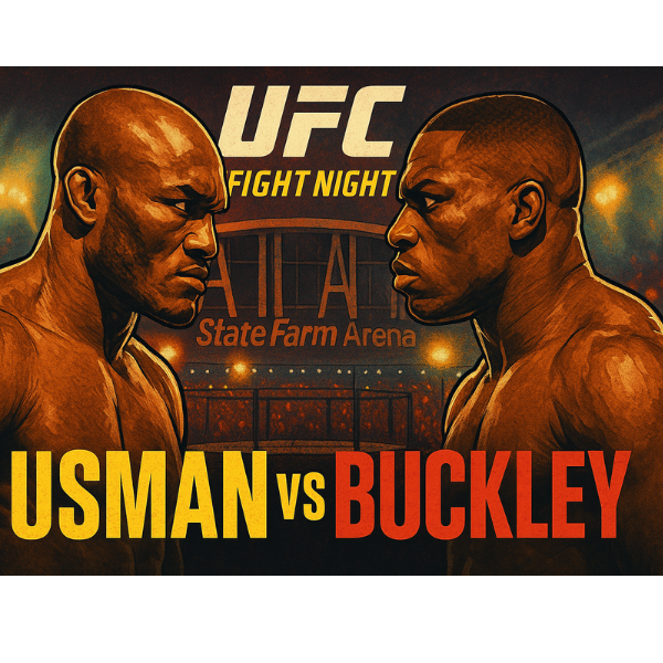 UFC Fight Night: Usman vs. Buckley – June 14 Face-Off Poster