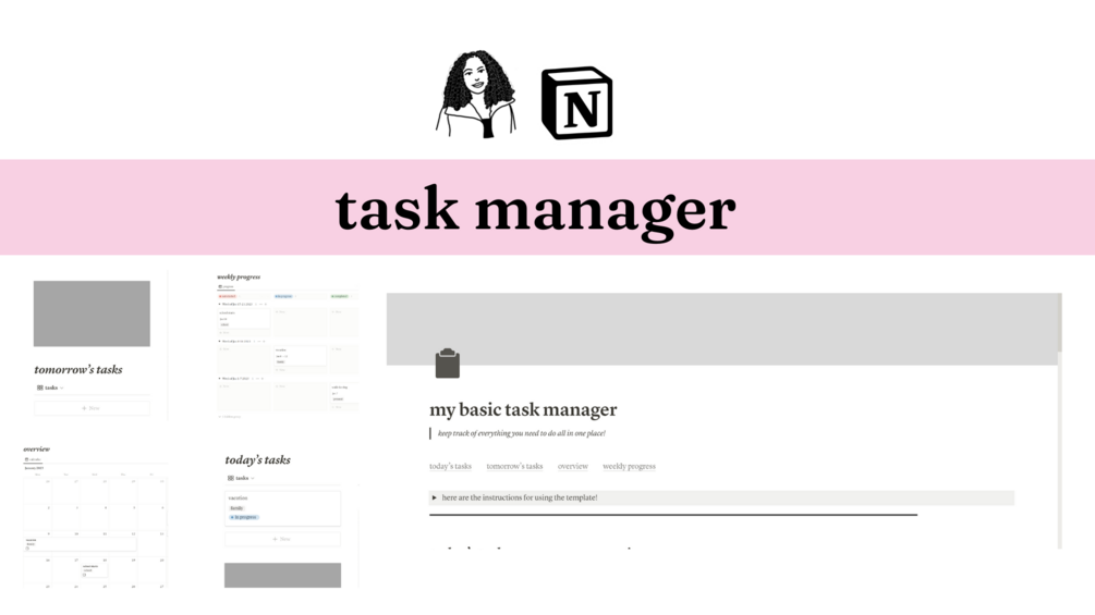 Task Manager | Notion Template