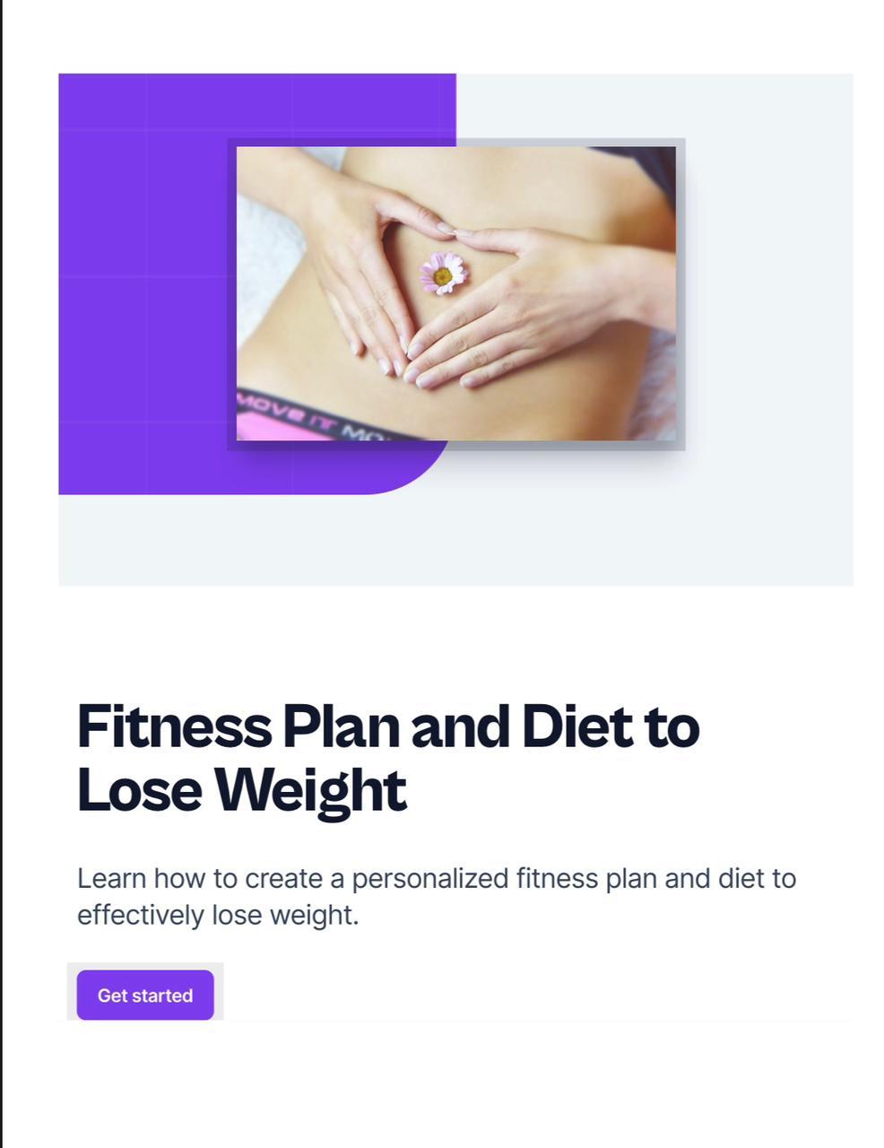 Diet and Fitness Plan to Easily Lose Weight in 2024!