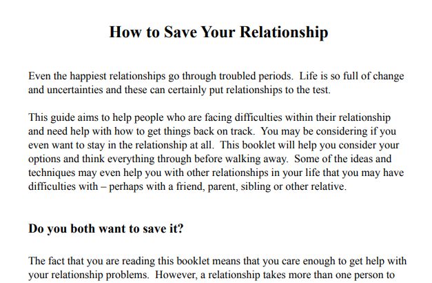 Save Your Relationship: A Comprehensive Guide to Rekindling Love and ...
