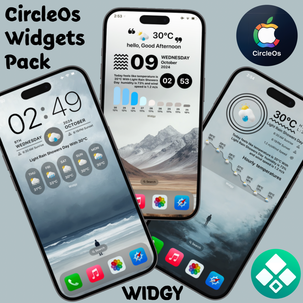 CircleOs Widgets Pack for Widgy App iOS