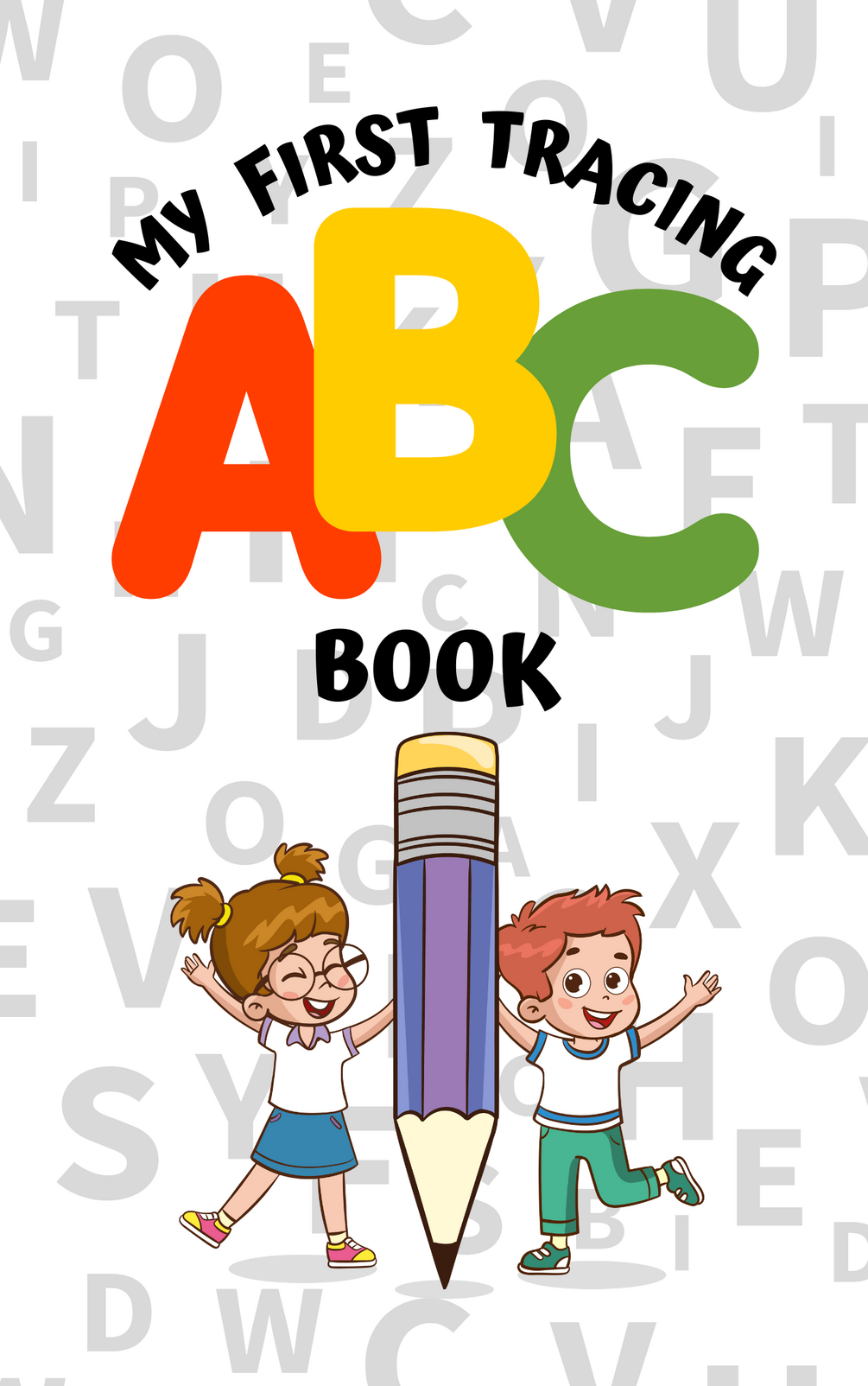 My First ABC Tracing Book — Uppercase & Lowercase Letters (Printable ...
