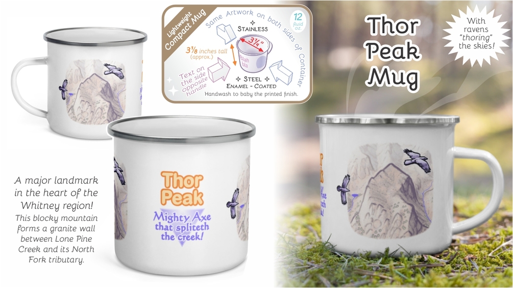 Thor Peak Enamel Mug