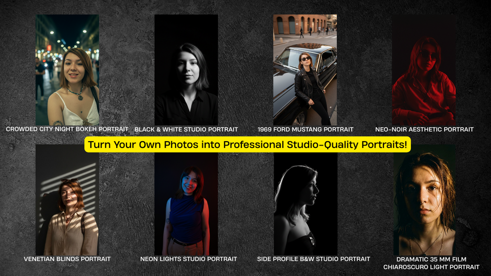 AI Studio Portrait Prompts, Professional Photo Prompts for Midjourney ...