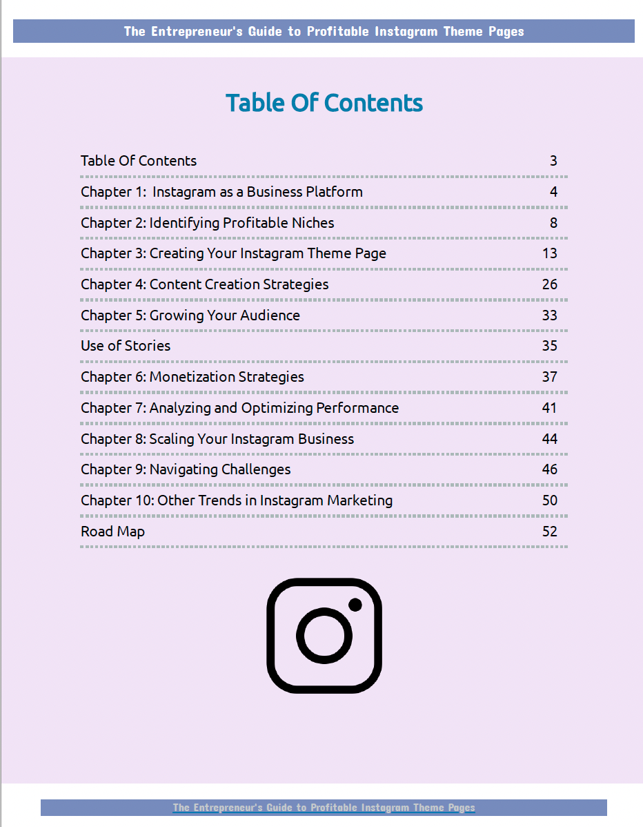 The Entrepreneur's Guide to Profitable Instagram Theme Pages