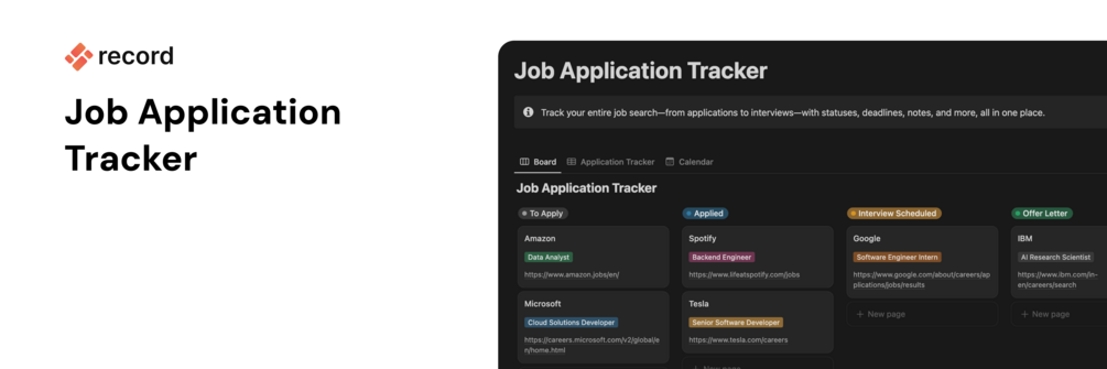 Job Application Tracker