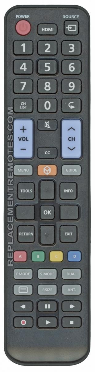 INSIGNIA NS RMTSAM17 For Samsung TV Remote Control