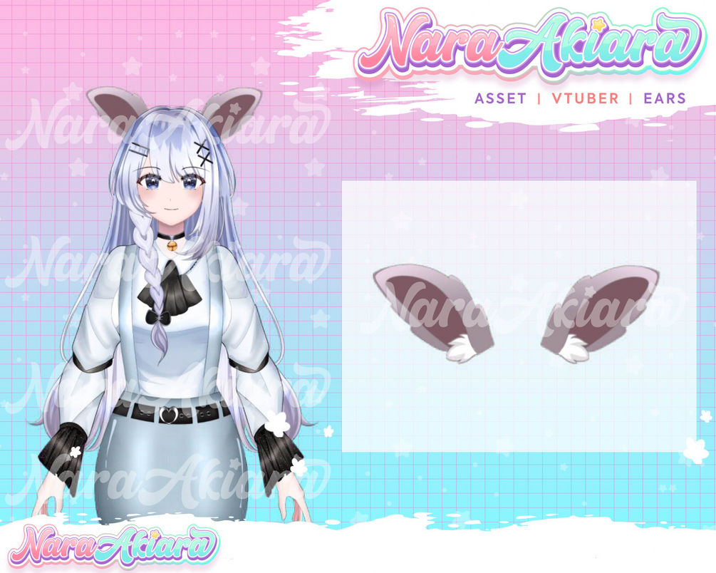 Vtuber Assets Sweet Bunny Ears