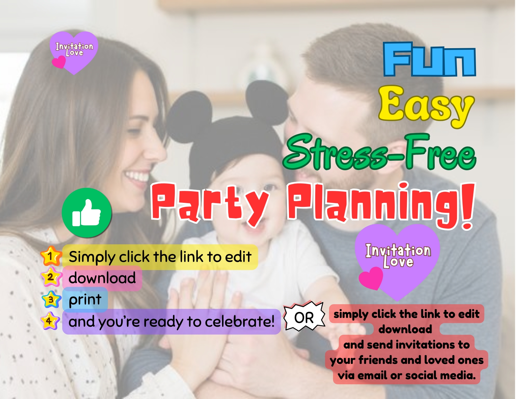 Editable Birthday Invitation Template | Printable Birthday Invite ...