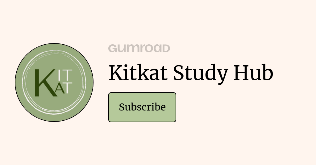 Kitkat Study Hub