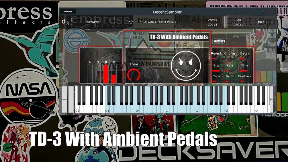 TD-3 With Ambient Pedals (Decent Sampler VST)