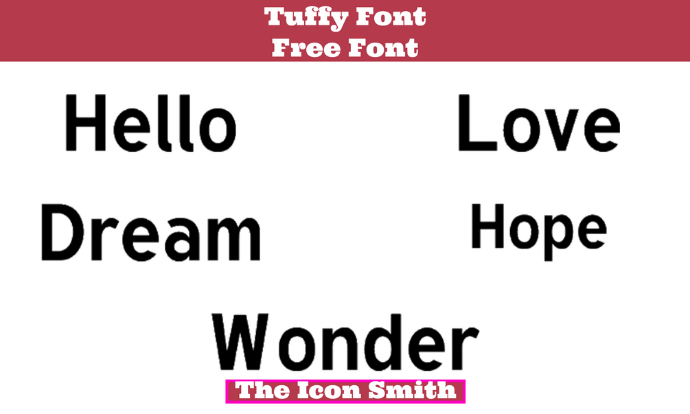 Free Tuffy Font F10336