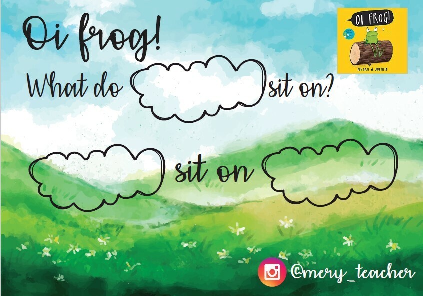 STORYTIME. Mat to play with Oi Frog! Matching cards game