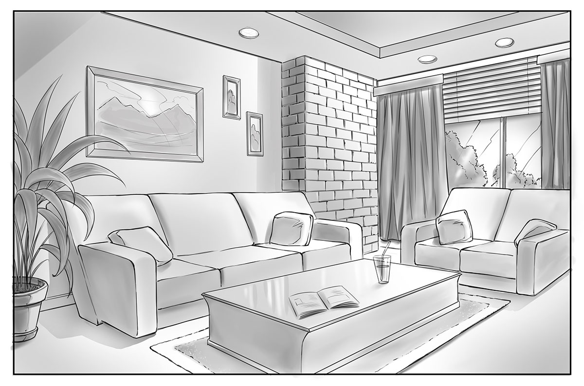 New Blog Post - How to Draw Backgrounds in Perspective with Basic Steps ...