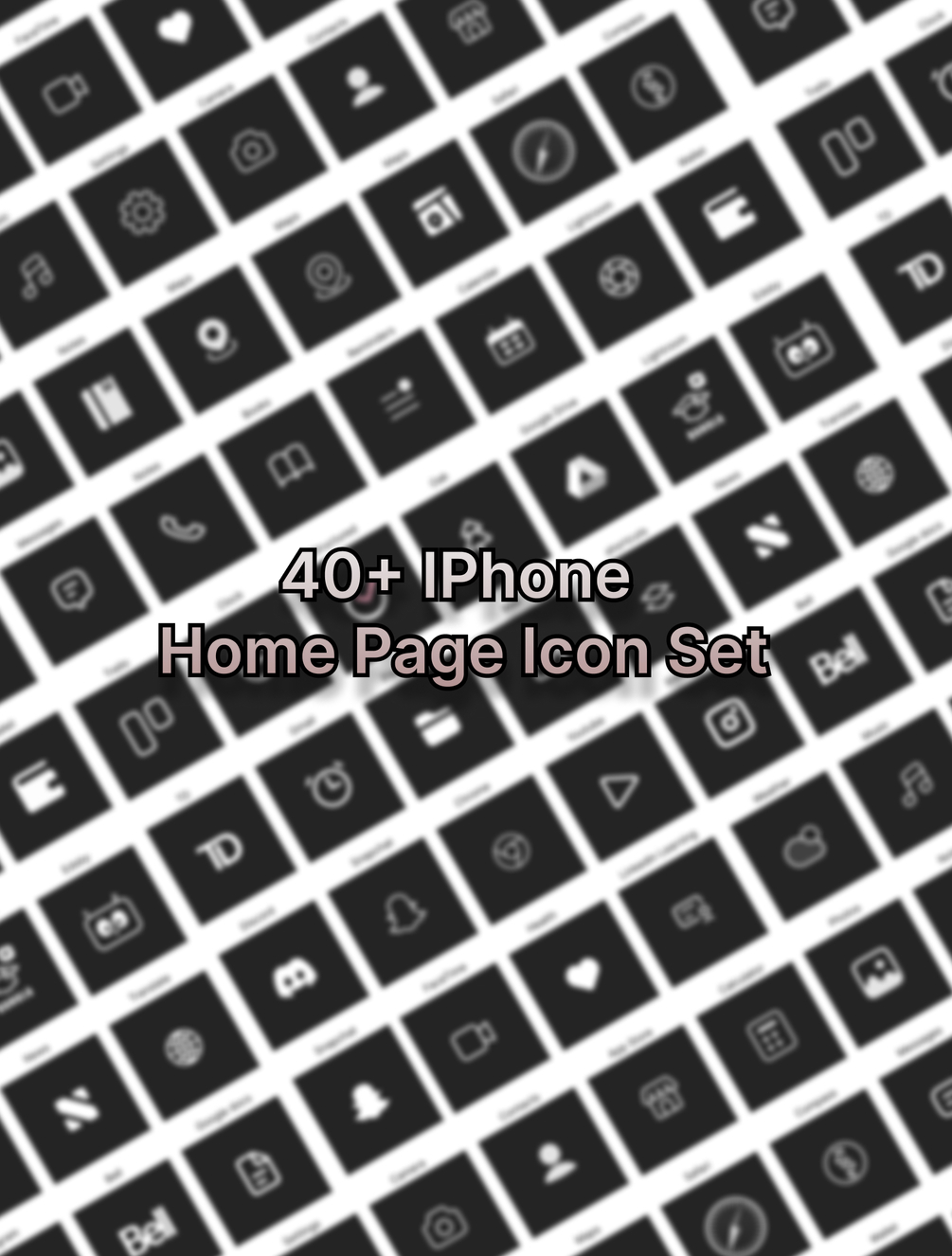 40+ iPhone Icon Pack