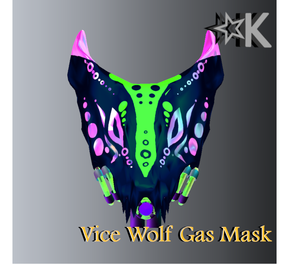 Vice Wolf Gas Mask and Mask Only, PRIVATE AND COMMERCIAL USE