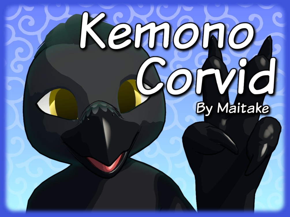Kemono Corvid VRChat Avatar