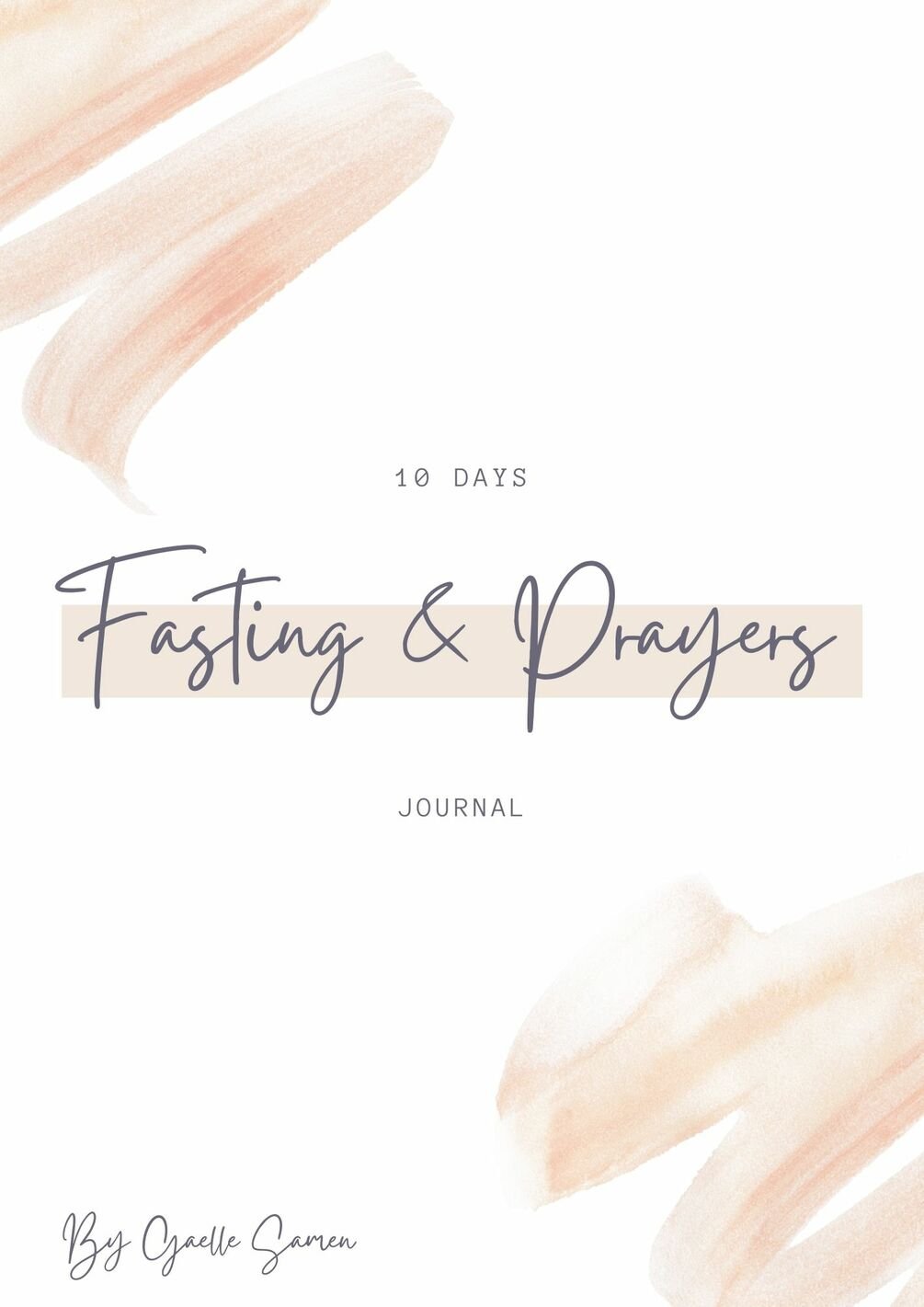 Fasting & prayers journal