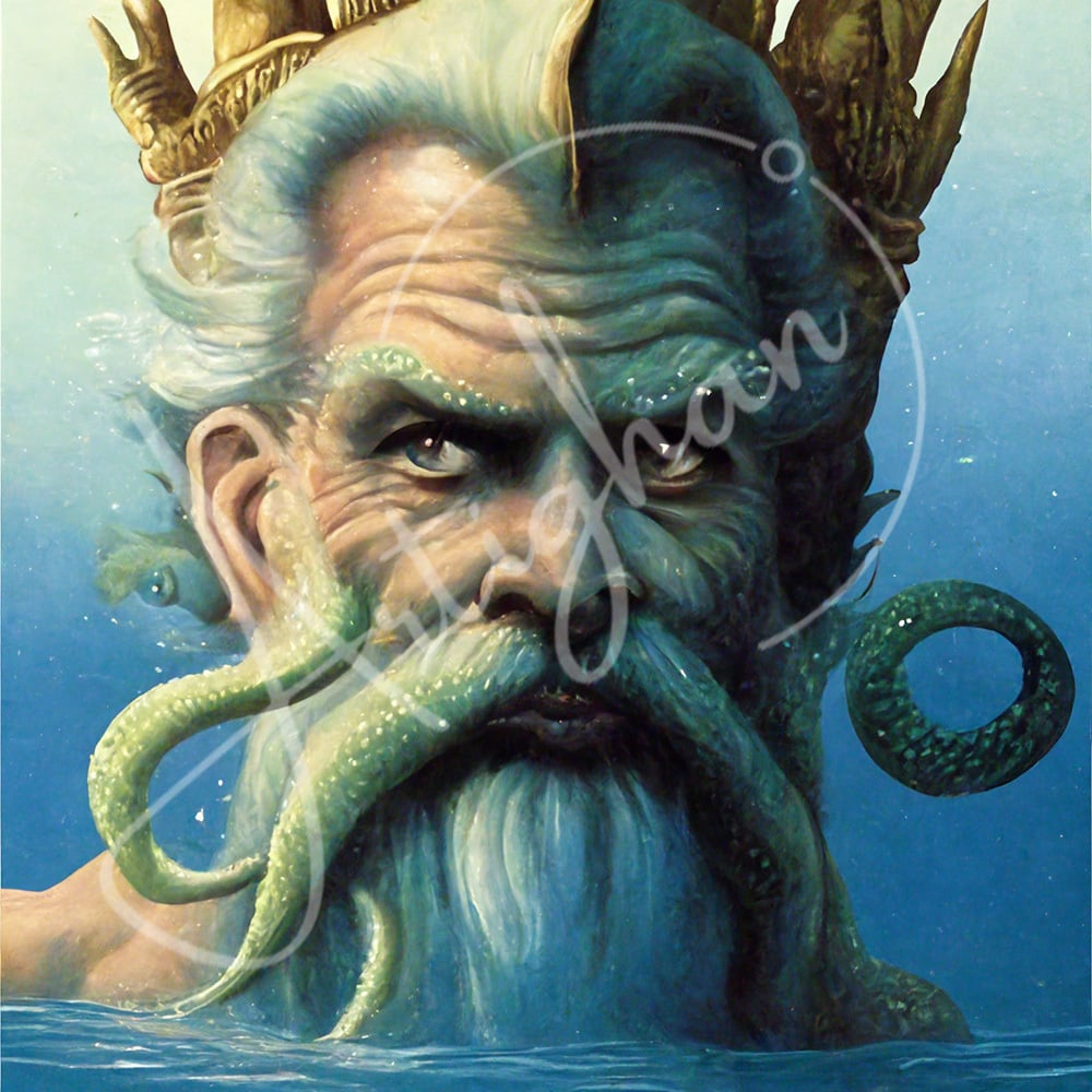 Merman - AI Generated Digital Art