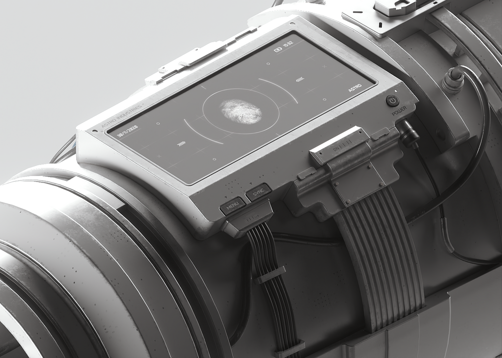 3D Model - Sci-Fi Gauntlet