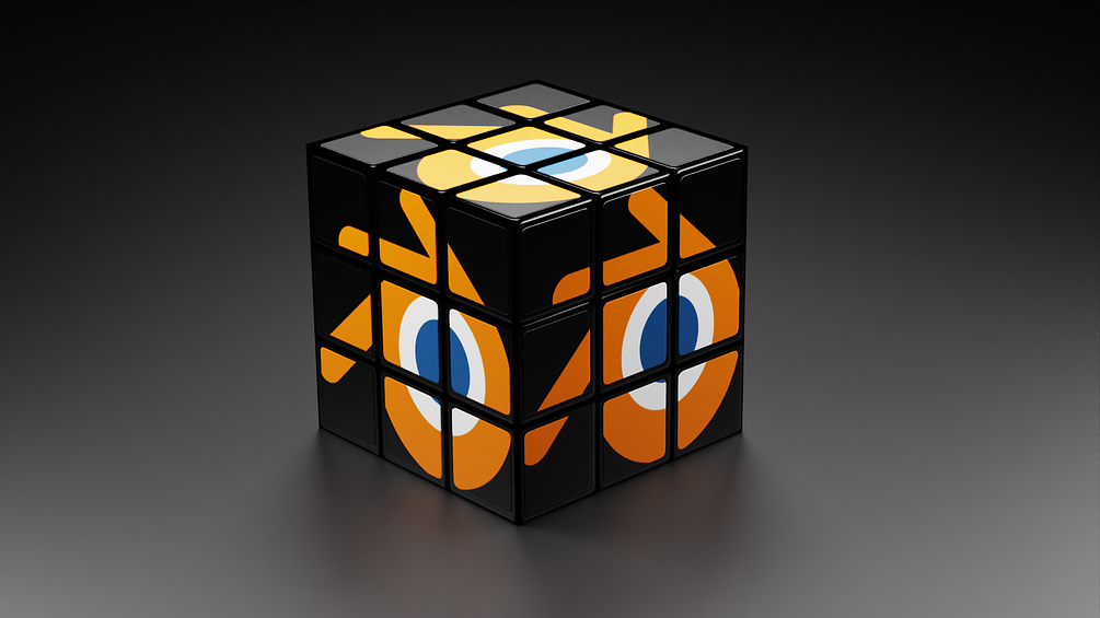 Procedural Rubix Cube Shader