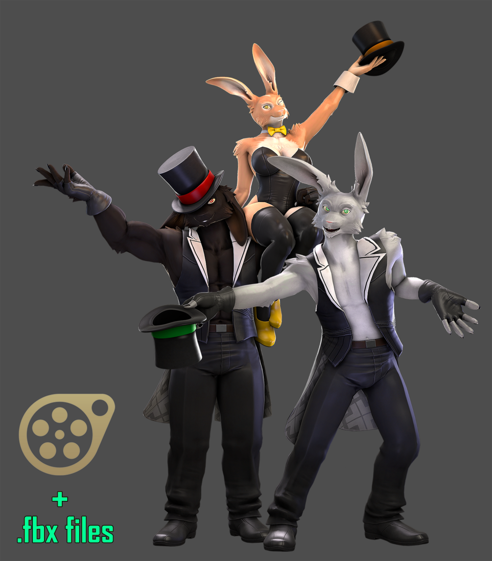 Rabbit Pack - SFM & fbx
