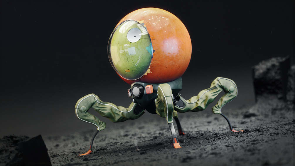 Radar Bot with Fstorm and Megascan