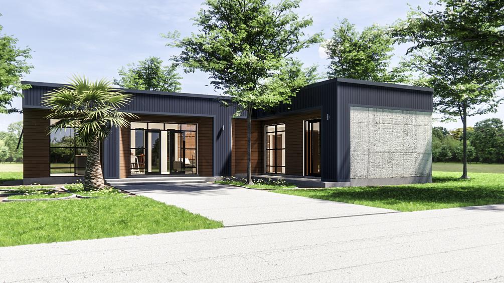 SketchUp Tiny House M-07 ready to Render