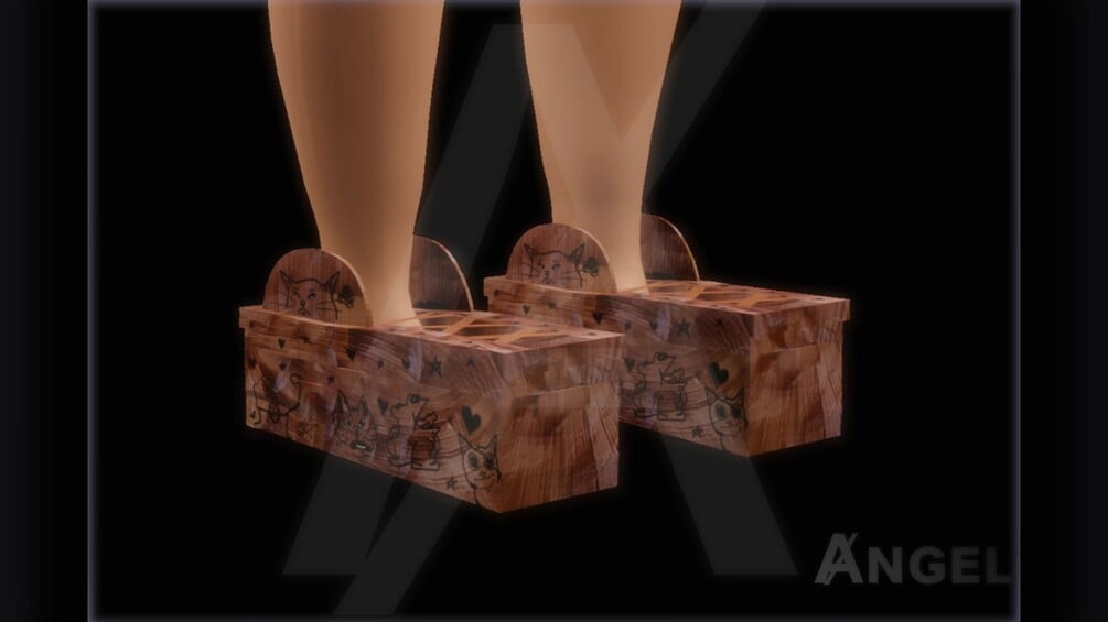 Cardboard Shoes [VRChat Asset]