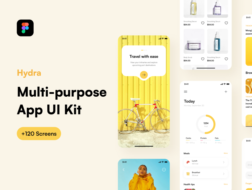 Hydra - Multipurpose App UI Kit