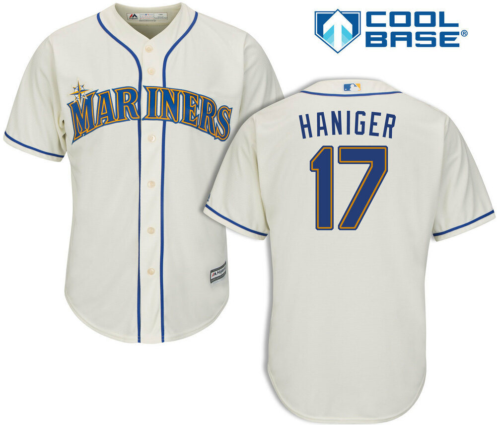Mitch Haniger Seattle Mariners Jersey Cream Alternate