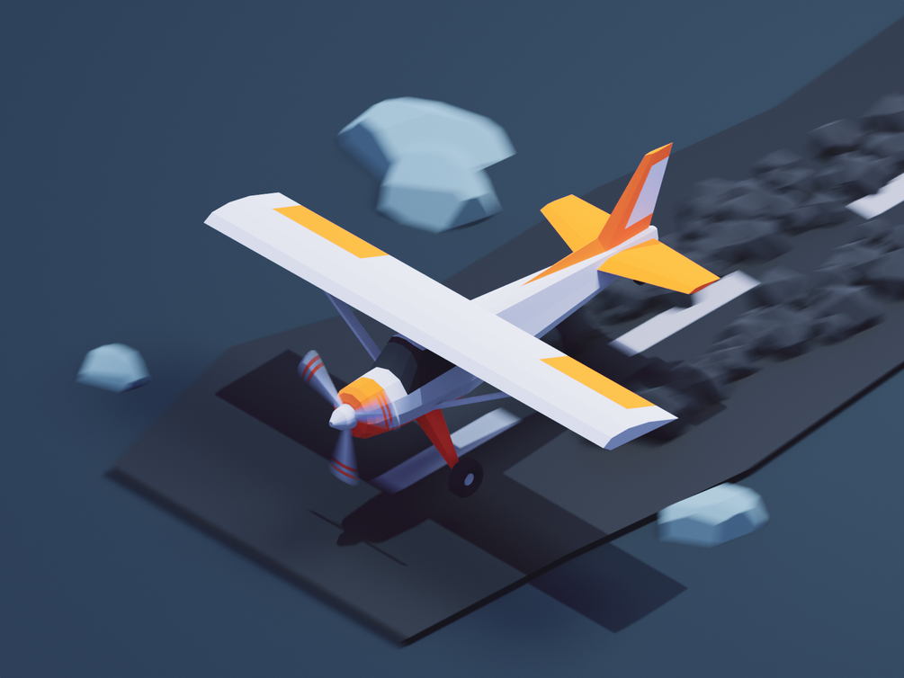 Free 3D Airplane Animation