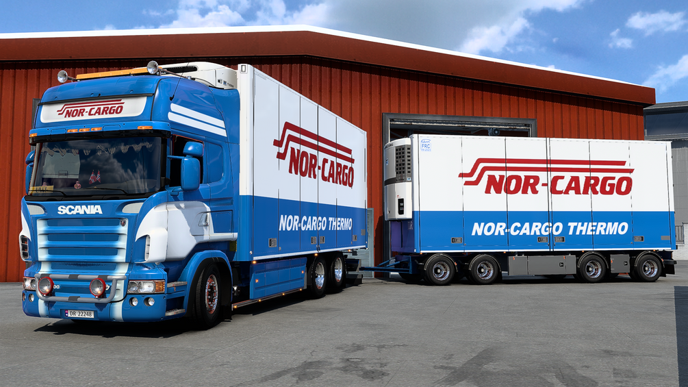 Scania RJL 5s Nor-Cargo Combo Skin
