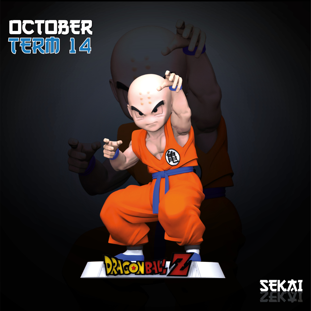 Krillin Sculpture - Sekai 3D Models - Tested and Ready for 3D printing