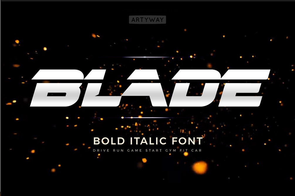 Headline Blade Font