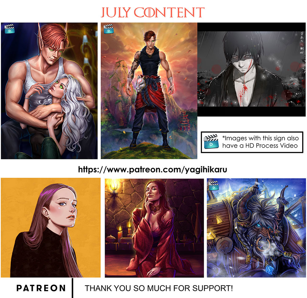 Patreon reward pack July 2018