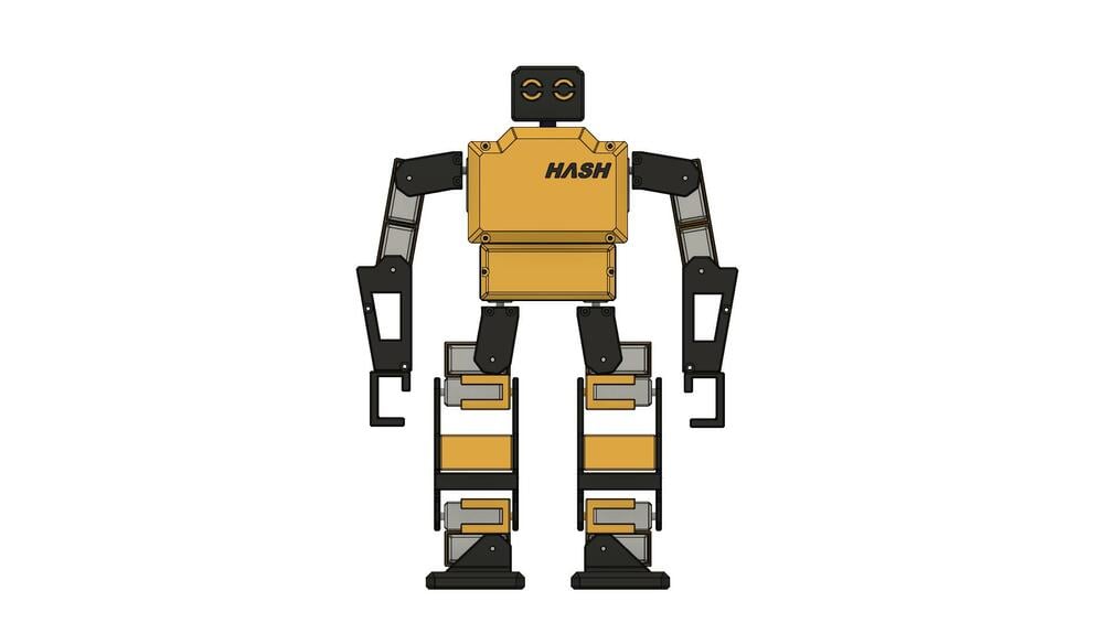 Hash V3 Humanoid Robot 3D File
