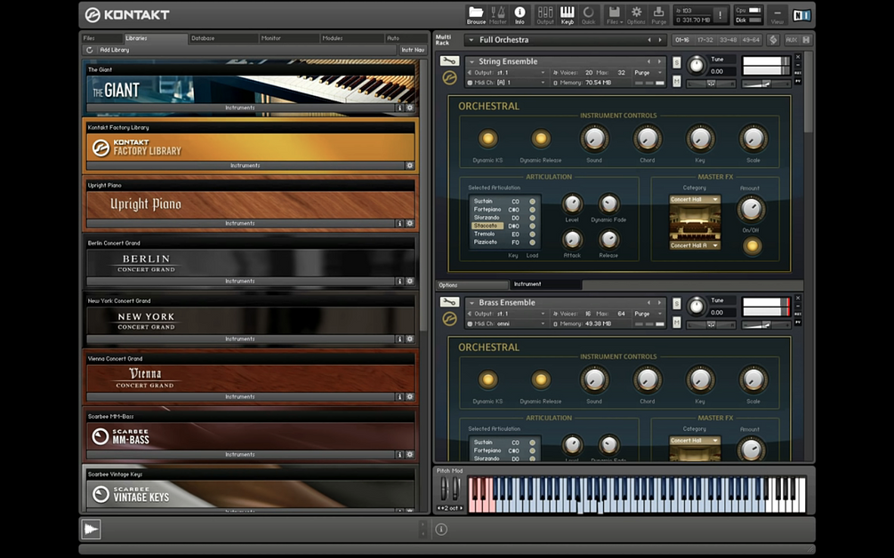 Orchestral Multi-Instrument for Kontakt