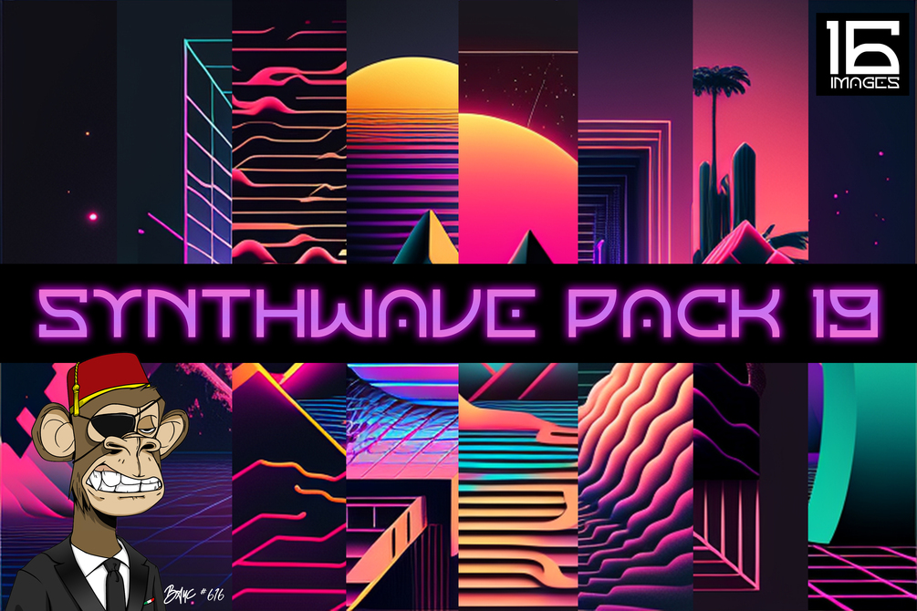 SYNTHWAVE BACKGROUND PACK 19