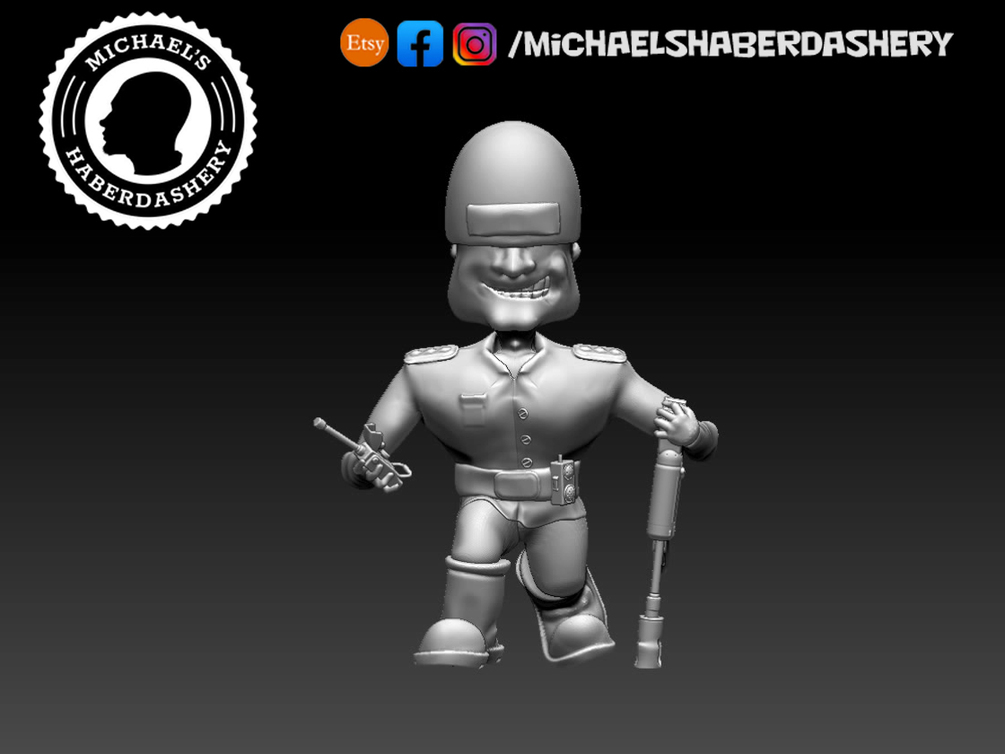 Kapitan Bomba, Kurwinox, TNT and S*it - STL 3D Printable Files.